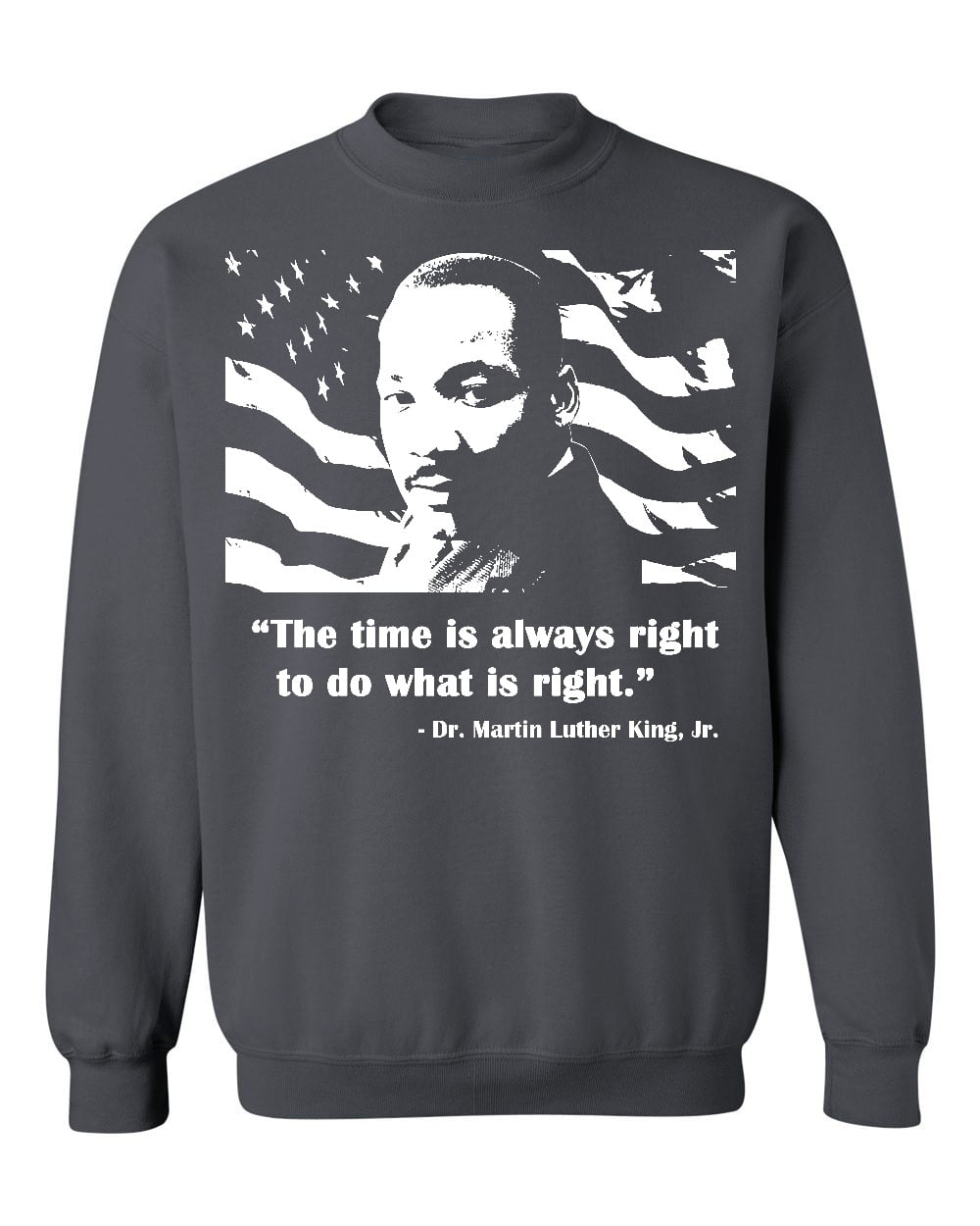 Do What is Right Martin Luther King Jr Inspirational Quote Crewneck ...