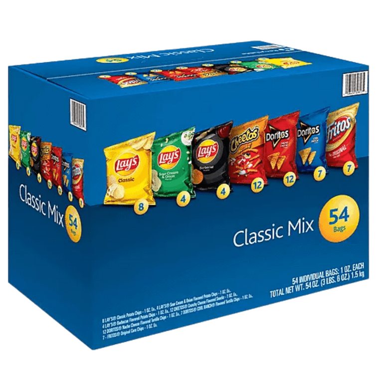 Frito Lay Classic Mix Variety Pack Oz 54 Ct Informacionpublica Svet