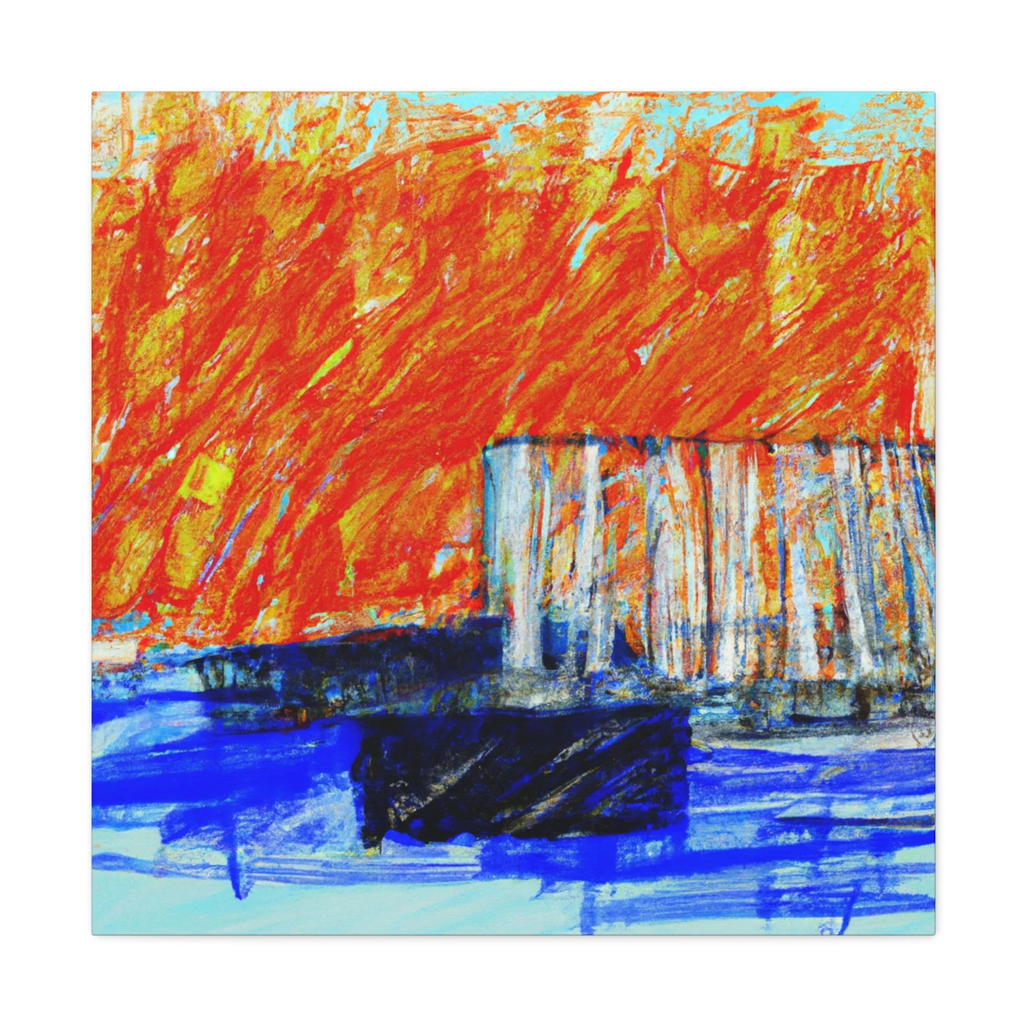 Seawall Splendor 1940s - Canvas - Walmart.com