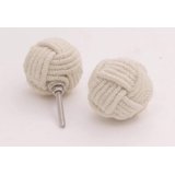 Rii Brand Cotton White Colored Rope Door Knobs Set of 12, 1.75 ...