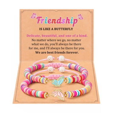 Claire's Best Friends Happy Face Adjustable Bracelets, 5 Pack ...