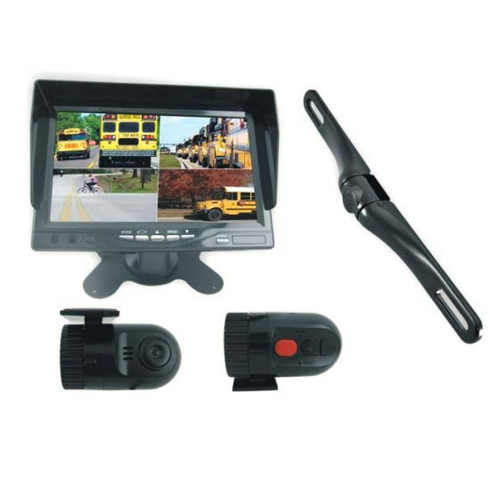 DVR Dash Cam Vehicle Driving Video Camera and Monitor System Kit ...