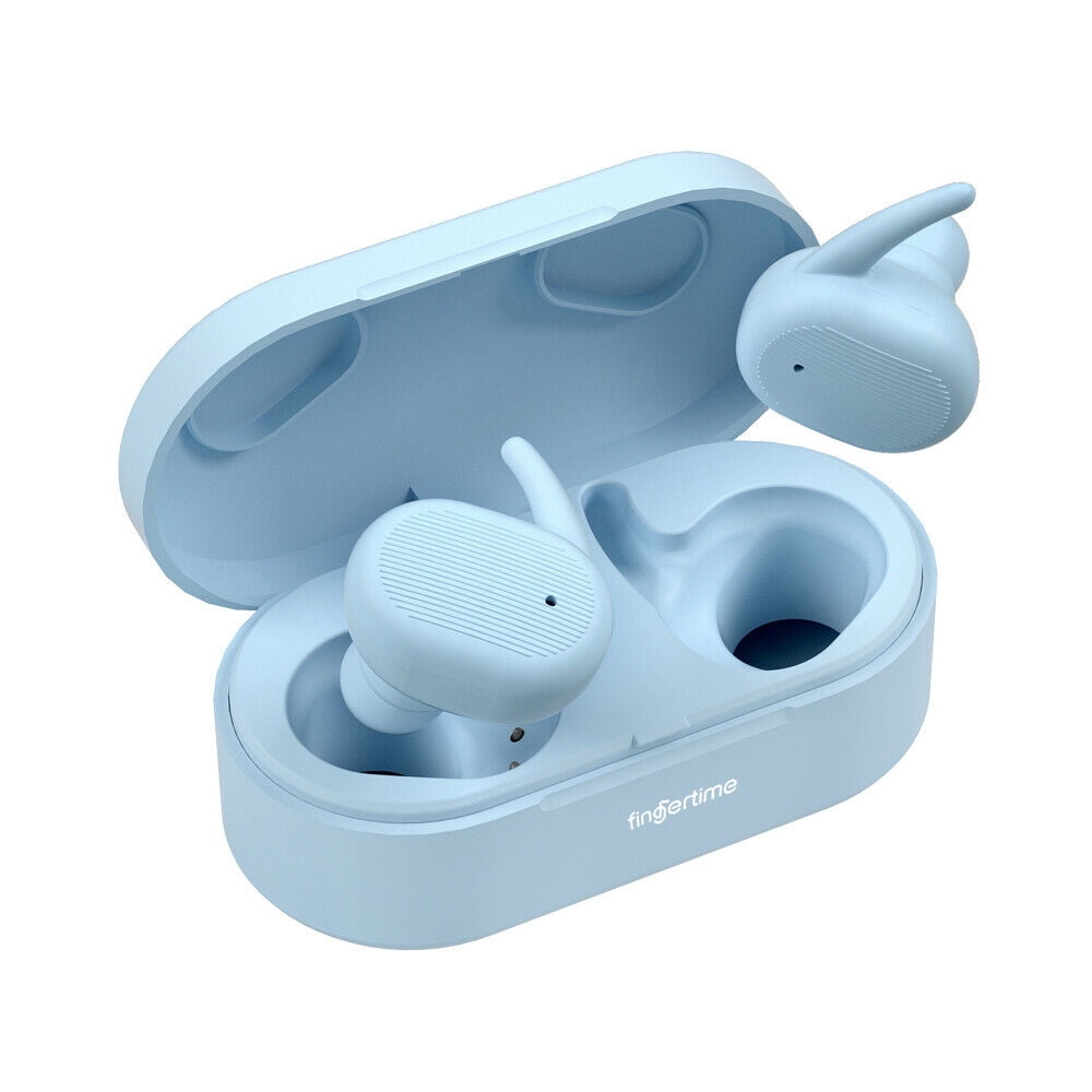 Fingertime True Wireless Bluetooth Earbuds with Wireless Charging Case ...