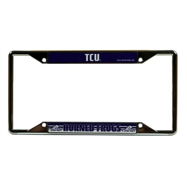 TCU Texas Christian University Horned Frogs Metal License Plate ...