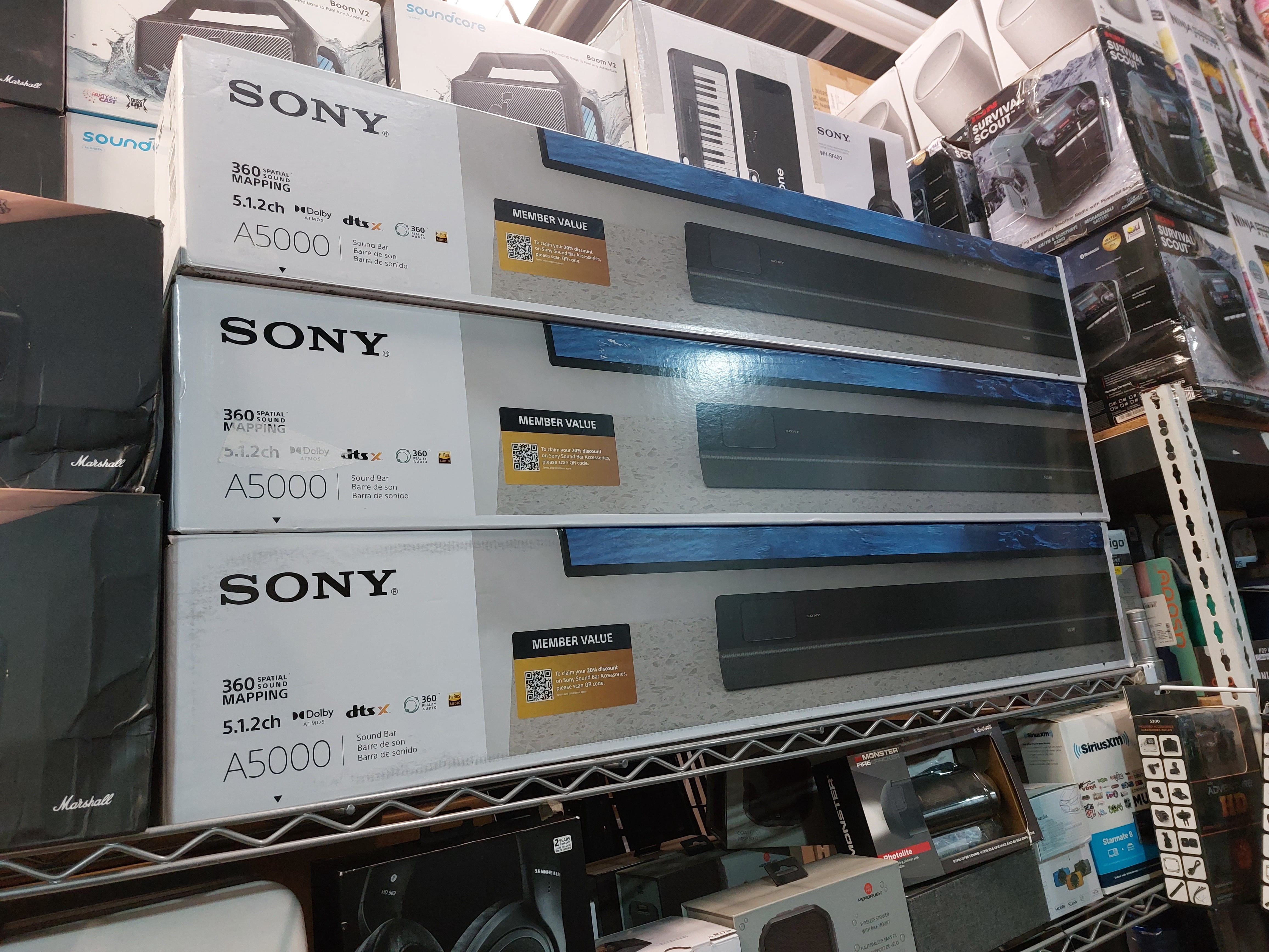 Open Box Sony HT-A5000 5.1.2ch Dolby Atmos Soundbar - Walmart.com