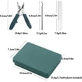 3 Set Eagle Beak Nail Clippers Set - Sharp Beveled Trimmers for Thick ...