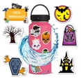 50Pcs Waterproof Pumpkin Stickers Funny Party Stickers Halloween ...