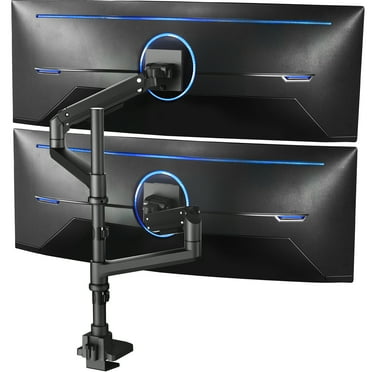 VIVO Double Dual VESA Bracket Adapter, Horizontal Assembly Mount for 2 ...