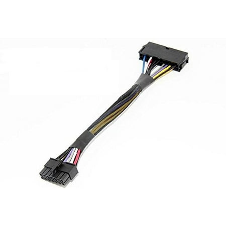 AYA 8" (8-Inch) ATX 24-Pin to 14-Pin Power Supply Cable Adapter 18AWG ...