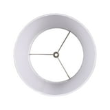 Mainstays 9" White Lamp Shade with Spider Fitter - Walmart.com
