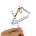 for Kids 1 Year 4 Inch Musical Steel Triangle Percussion Instrument ...