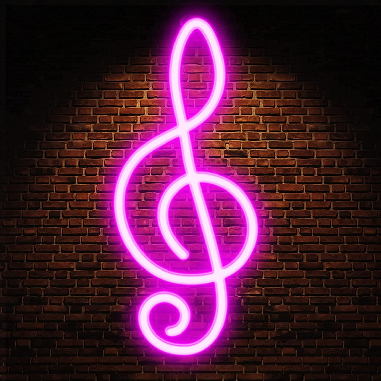 Neon Colorful Music Symbols