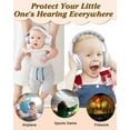 Lilian&Gema 2-in-1 Baby Ear Muffs Noise Cancelling, Adjustable ...