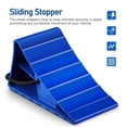 BESTYASH 2Pcs Blue Heavy Duty Wheel Chocks for Car and Trailer with ...