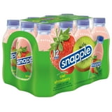 Snapple Kiwi Strawberry Flavored Juice Drink, 16 fl oz, 12 Count Bottle ...
