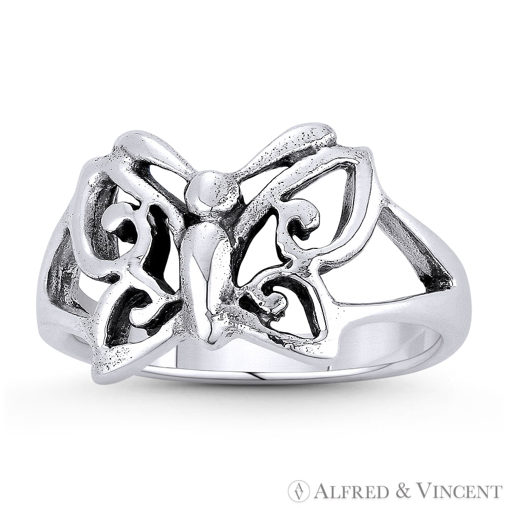 Butterfly Spirit Animal Charm Rebirth & Resurrection Totem Ring in ...