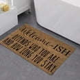 Randolph Funny Welcome Doormat, Durable Polyester Absorbent Floor Mat ...