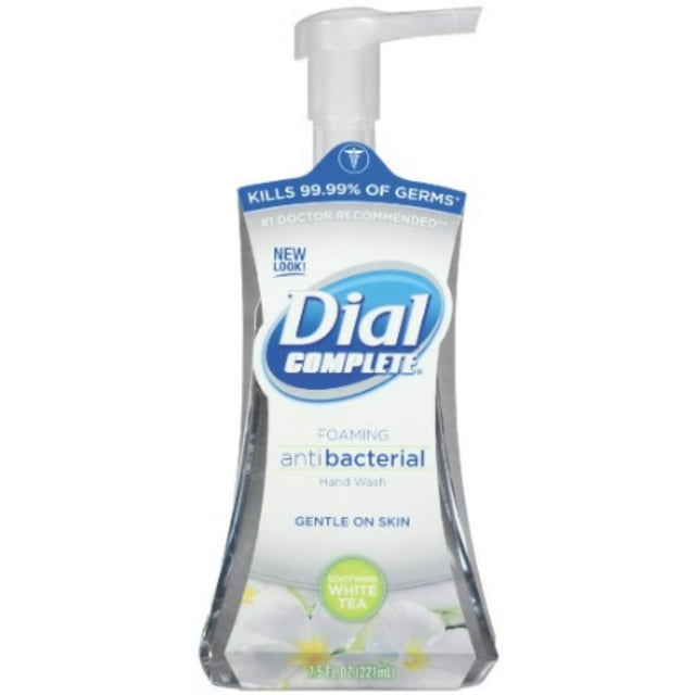 Dial Complete Foaming Hand Wash Soothing White Tea 7.50 oz (Pack of 4 ...