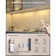 Under Cabinet Lighting with Remote Control,USB Rechargeable 180 Lumen ...