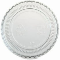 Genuine Joe Portion Cup Lid - 50 / Carton - Transparent, Clear ...