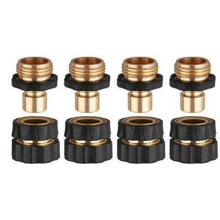 Garden Brass Hose Connector Outside Threaded Faucet Adapter for ...