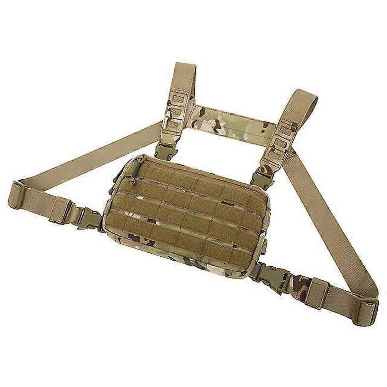 Chaleco táctico para exteriores 1000D, bolsa militar, CS Wargame Chest Rig Airsoft Magazine ...
