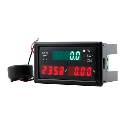 Qianli AC 80-300V Digital Current and Voltage Meters, Power Factor ...