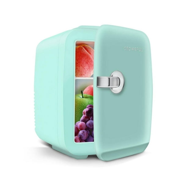 Mini Fridge, 4 Liter/6 Can Portable Cooler and Warmer Personal ...