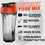 Helimix 28oz Vortex Blender Bottle | USA Made | Mixes Shakes, Smoothies ...