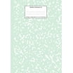 Pastel Stationery Notebooks A4: Marble Notebook A4: Mint Green College ...
