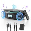 Portable Electric CD Player with AM-FM Stereo, Radio Cassette Combo ...