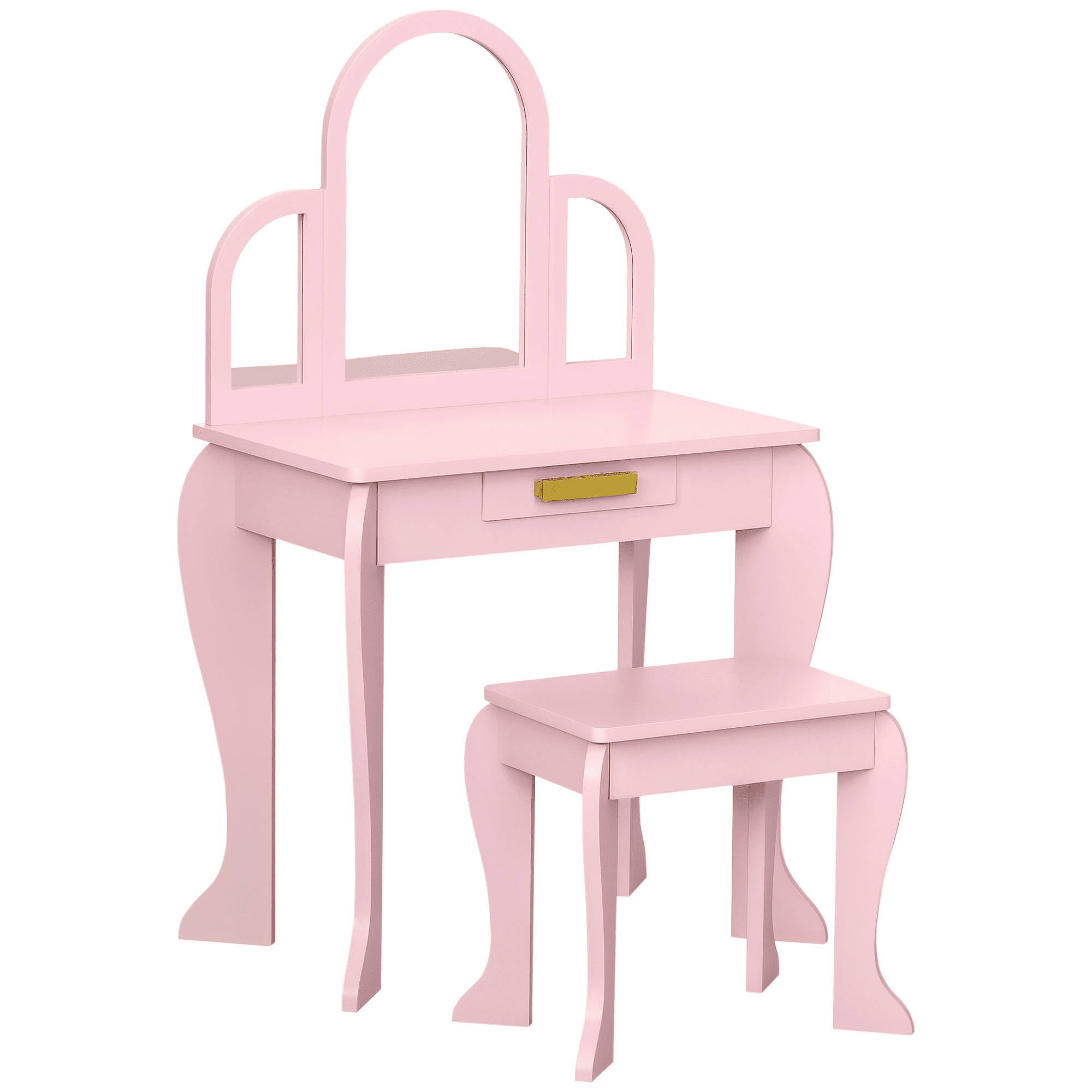 Click here for Qaba Dressing Table Set With Drawer And Chair For... prices