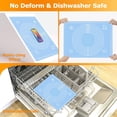 Silicone Pastry Mat for Baking, Dough Rolling Mat Non Stick Dough Mat ...