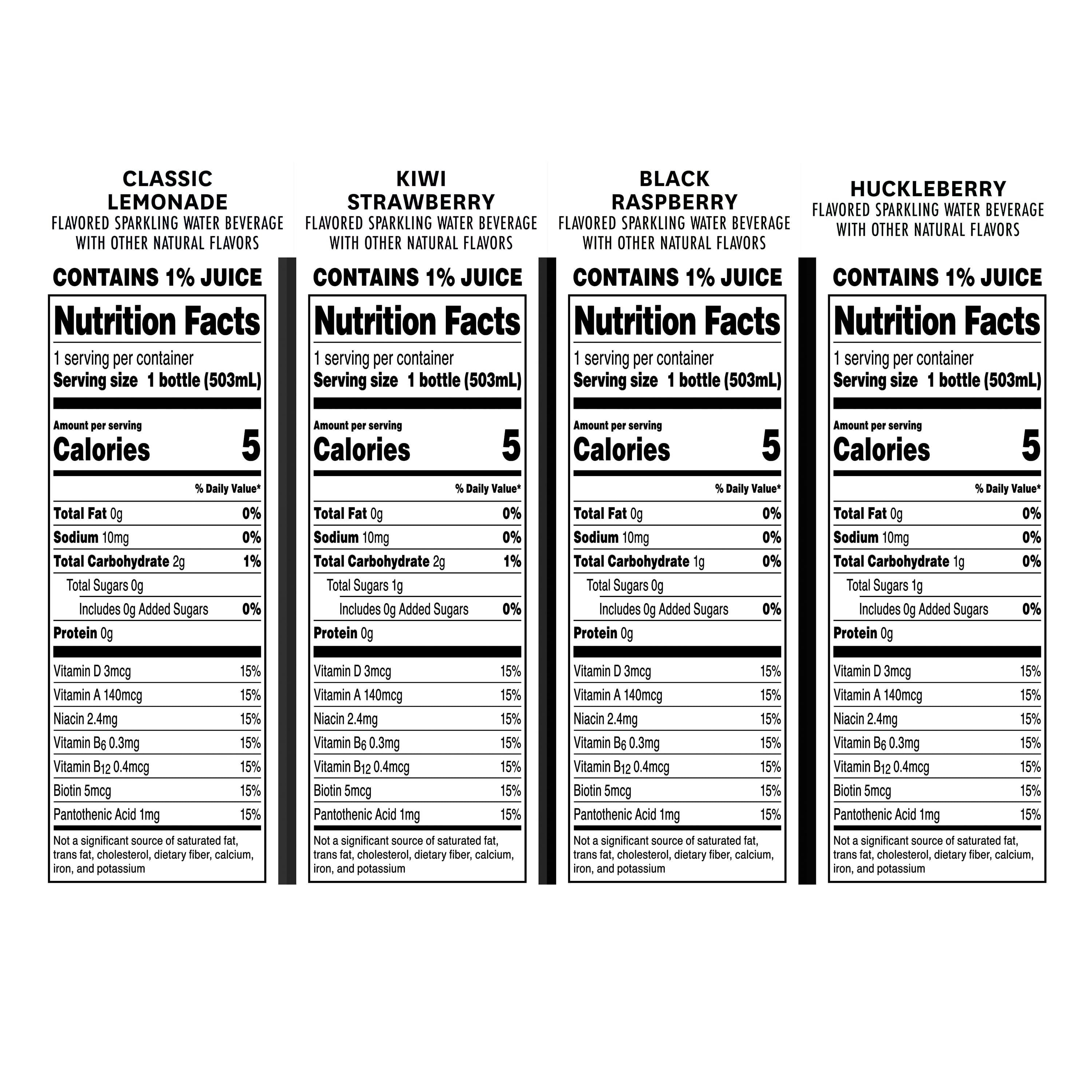 Buy Clear American Sparkling Water Variety Pack, 17 fl oz, 12 Count ...