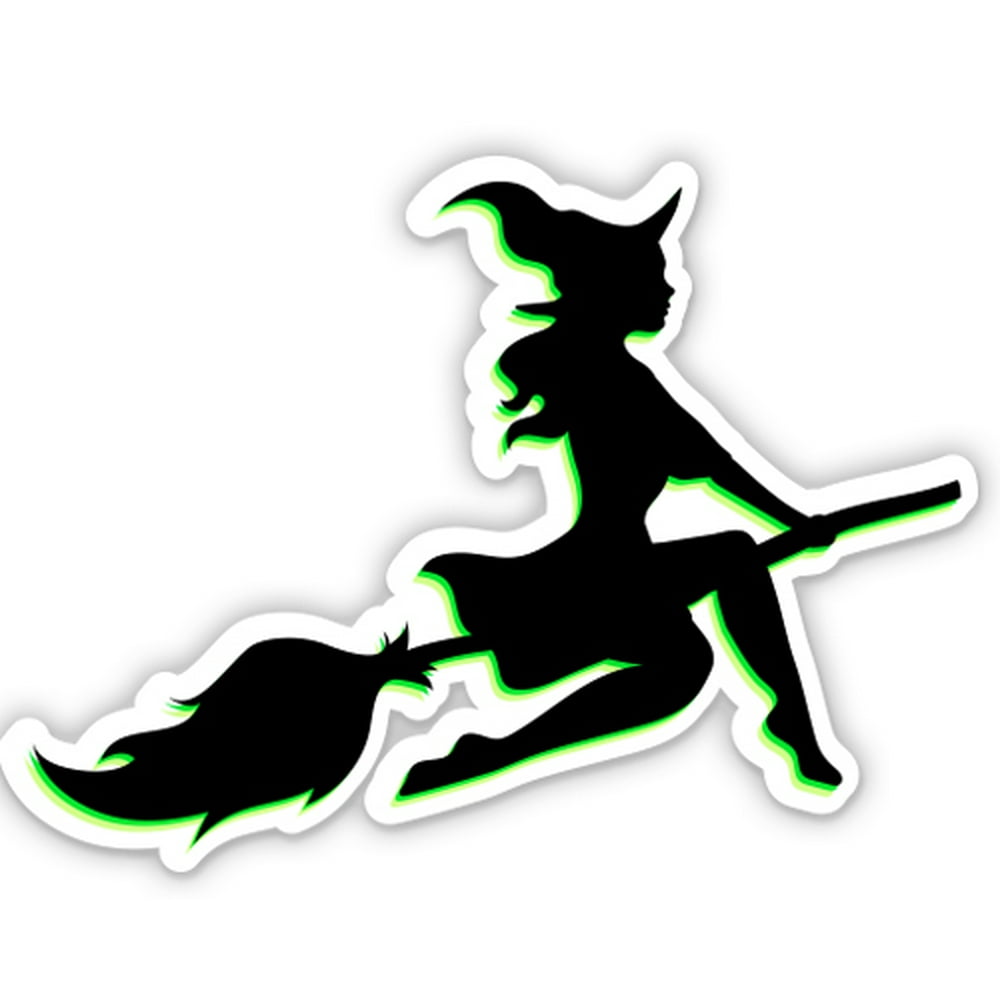 Witch - 12" Vinyl Sticker Waterproof Decal - Walmart.com - Walmart.com