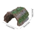 WOHAPY Upgrade Artificial Tree House Reptile Hideout, Basking Terrace ...