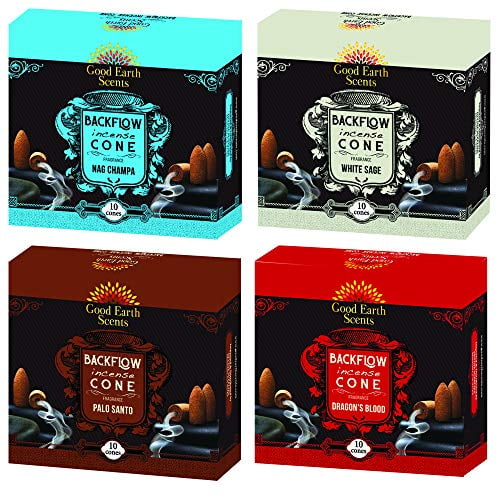 Incense Dhupa Good Earth Scents Assorted Back Flow Cones for Meditation ...