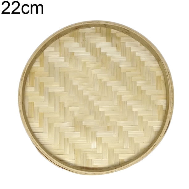 Ayyufe Handmade Round Bamboo Weaving Sieve Fruit Tea Leaf Basket ...
