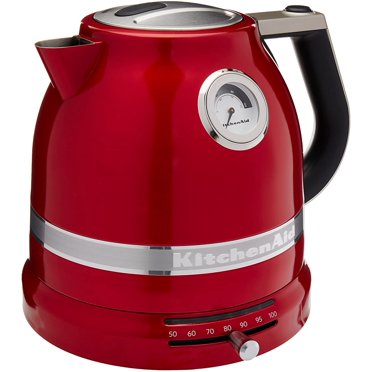 KitchenAid Pro Line Electric Water Boiler/Tea Kettle, Frosted Pearl ...