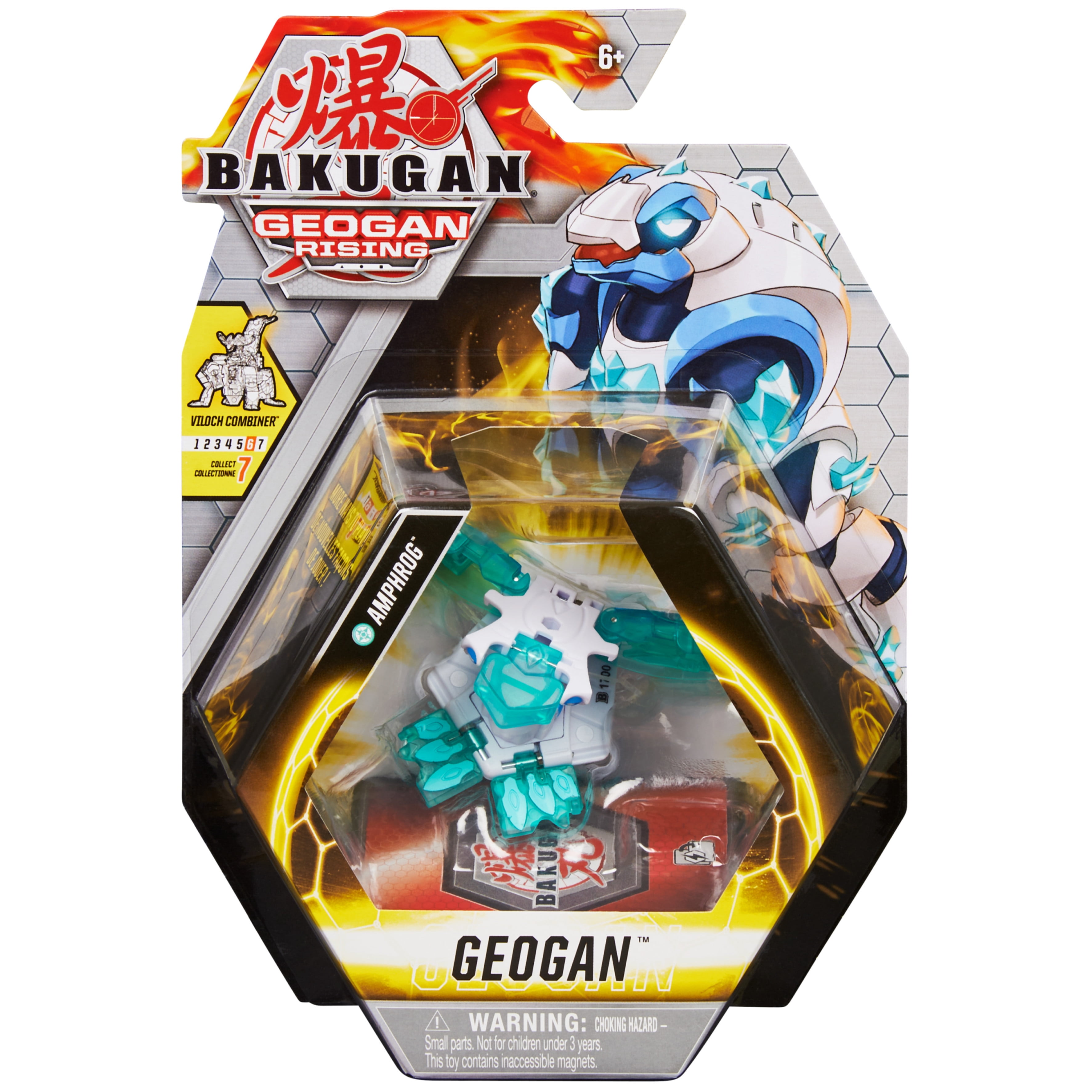 Buy Bakugan Geogan, Amphrog, Geogan Rising Collectible Action Figure ...