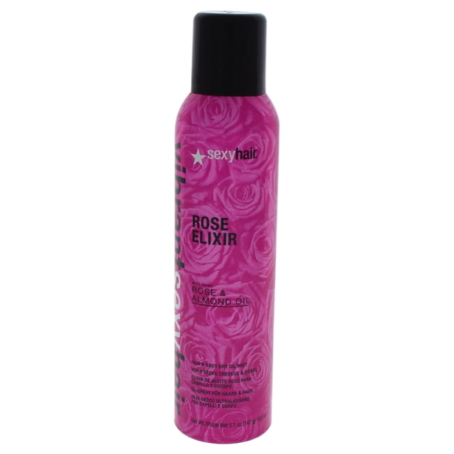Vibrant Sexy Hair Rose Elixir Hair and Body Dry Oil Mist by Sexy Hair ...