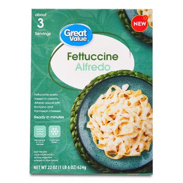 Great Value Alfredo-Style Pasta and Sauce, 4.4 oz - Walmart.com
