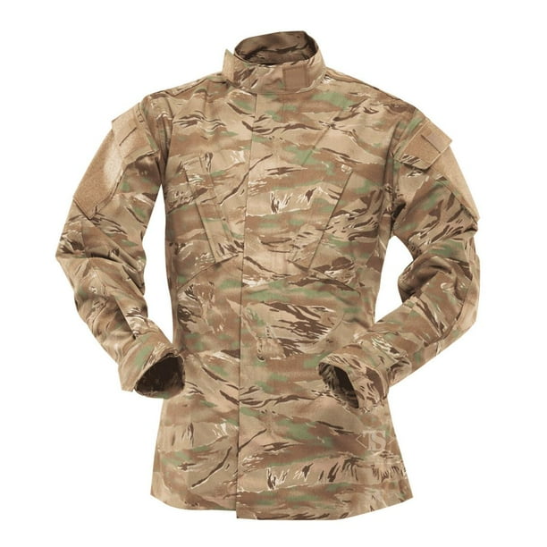 Tru-Spec 1262 Tactical Response Uniform Shirt, All Terrain Tiger Stripe ...