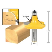 Yonico 1" Radius Round Over Edge Forming Router Bit - 1/2" Shank ...