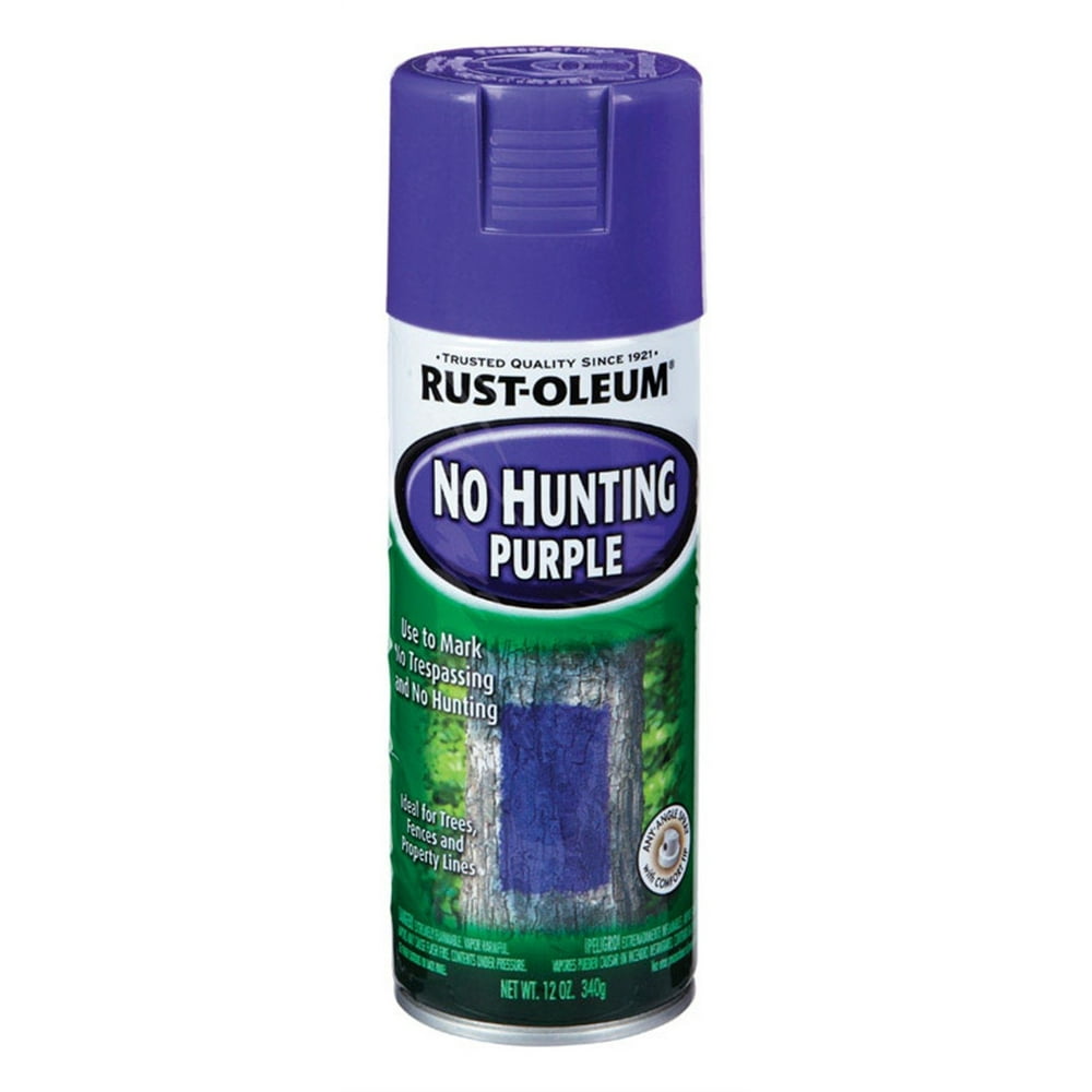 Rust-Oleum Specialty No Hunting Purple - Walmart.com - Walmart.com