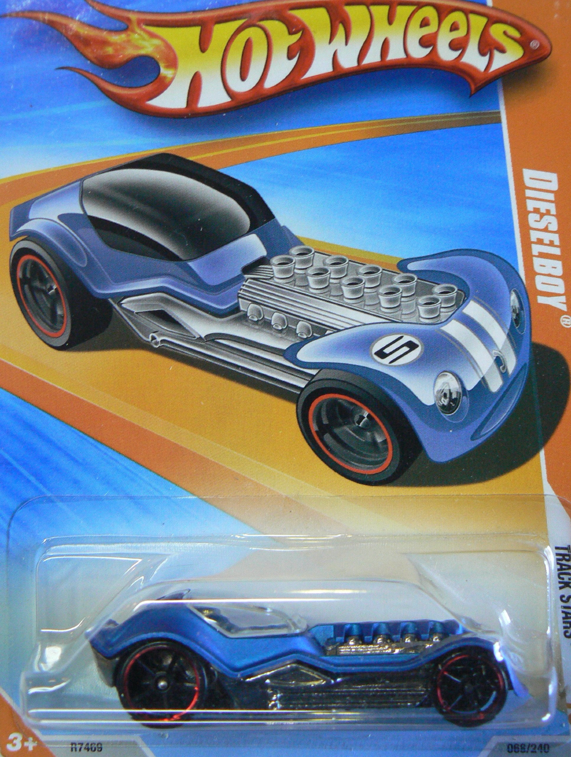 Hot Wheels Track Stars Dieselboy '10 BLUE #5 12/12 - Walmart.com