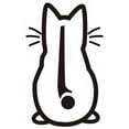 Durable Pvc Moving Tail Cat Car Sticker Window Wiper Decals Rear
