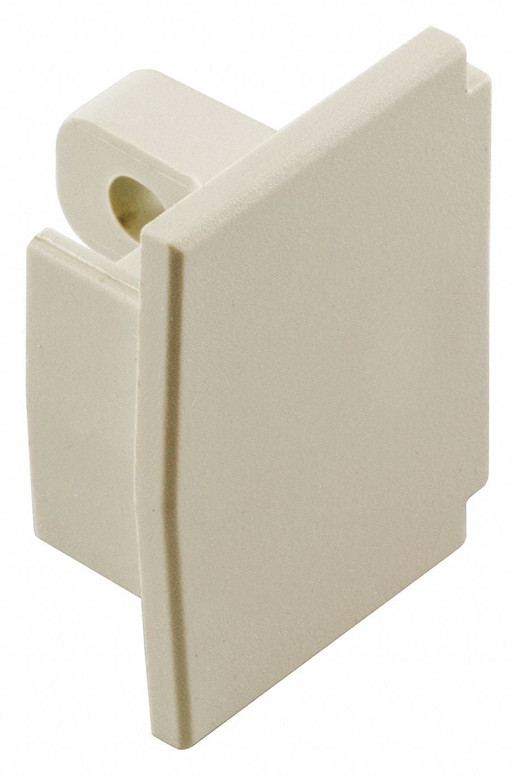 Hubbell Wiring Device-Kellems End Cap,White,PVC,Lan-Trak(R),Caps PL1EC ...