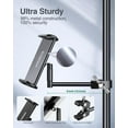 Aluminum iPad Holder for Mic Stand, Side Mount iPad Music Stand Holder ...
