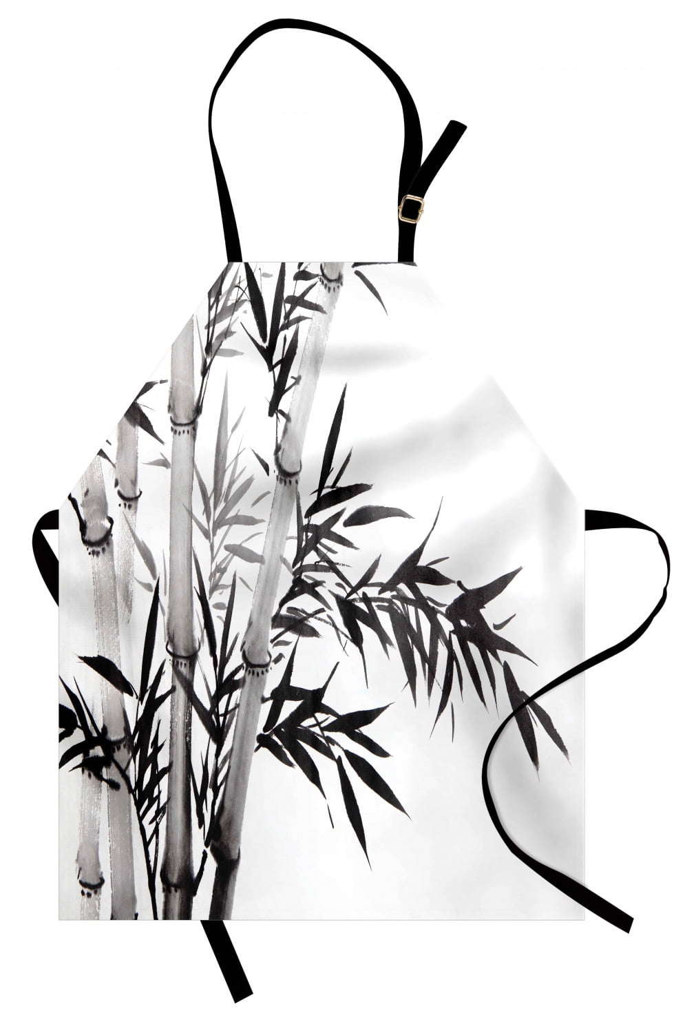 Bamboo Apron Bamboo Tree Image Traditional Chinese Calligraphy Style ...